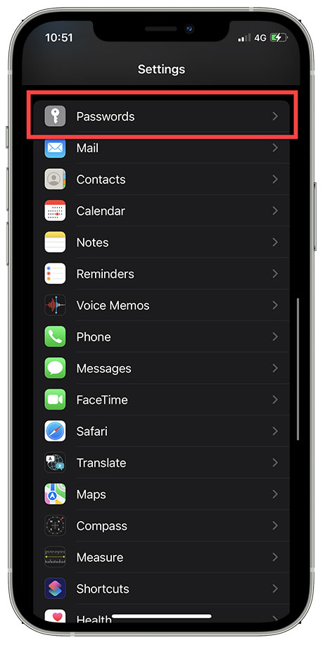 iPhone Auto Fill Password Setting – yourHD