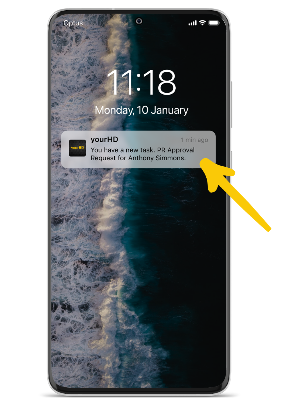 Approving PR/PO requests via yourHD on mobile devices – yourHD