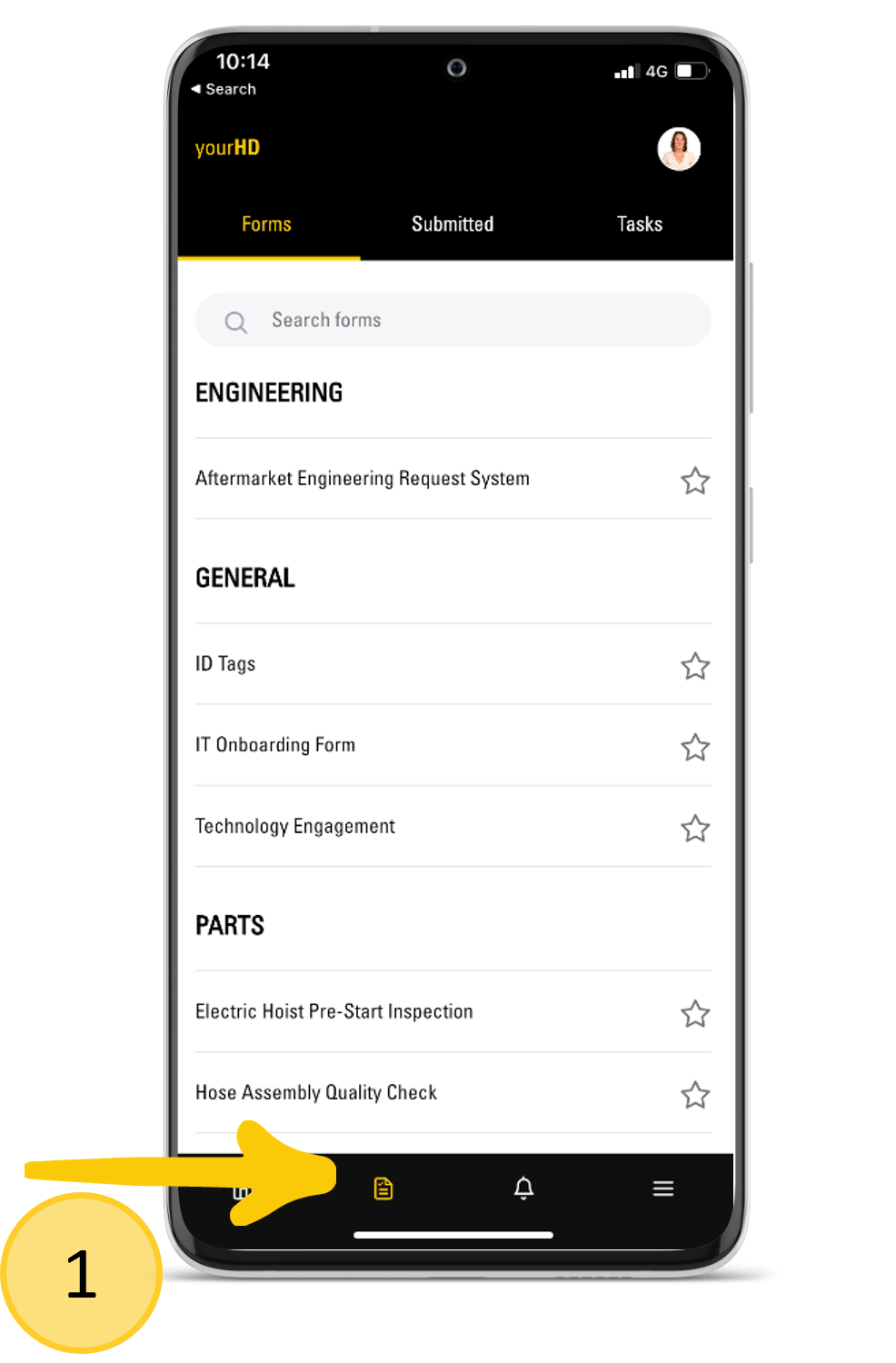 Approving PR/PO requests via yourHD on mobile devices – yourHD