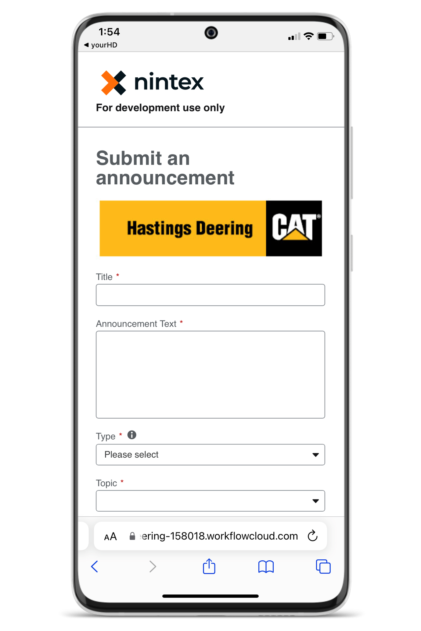 Submit a yourHD Announcement – yourHD